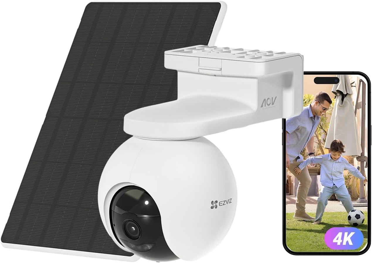 EZVIZ CB8 PRO 4K Review with Solar Panel - Avis caméra